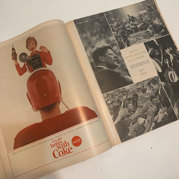 Office | Vintage Look Magazine 1964 The Jfk Memorial Issue Full Color ...